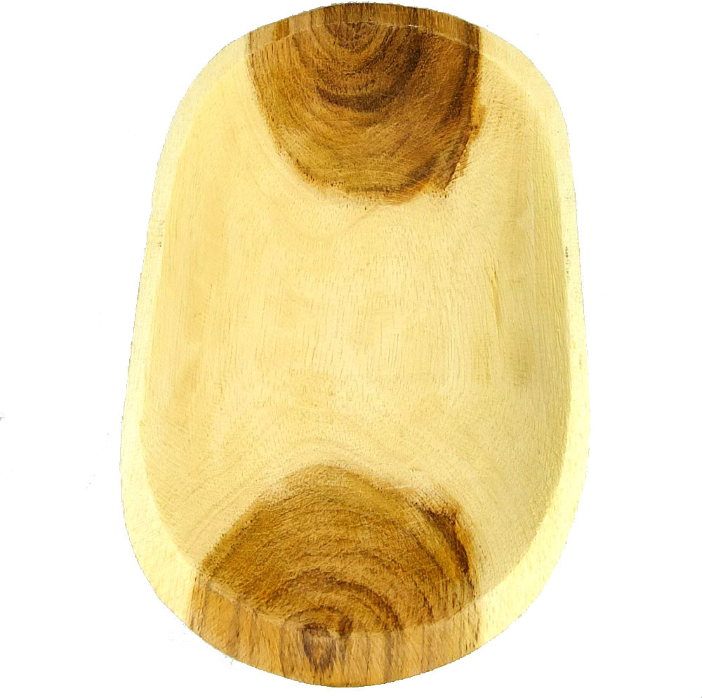 Gamela de Madeira Tamanho Grande Oval 1 Unidade | A maior Loja de ...