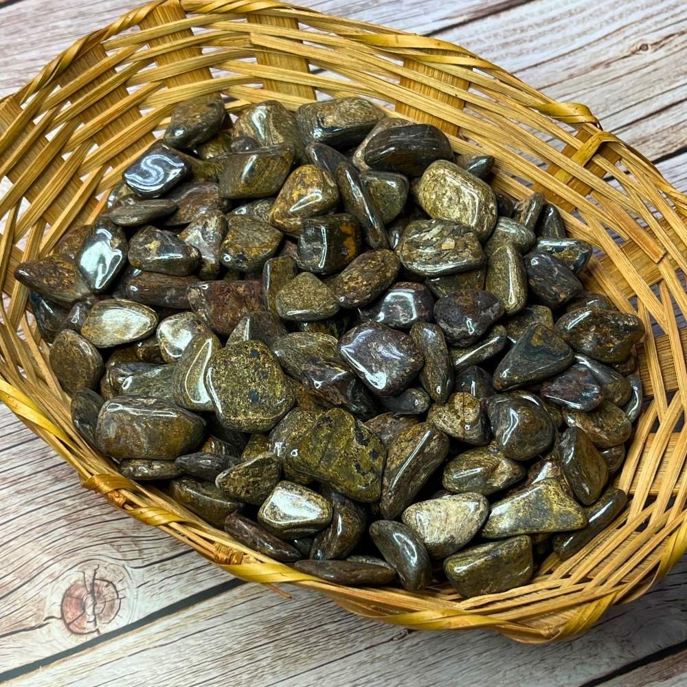 Pedra Polida Bronzita 100 gramas - Pedras Naturais Polidas e Brutas | A ...