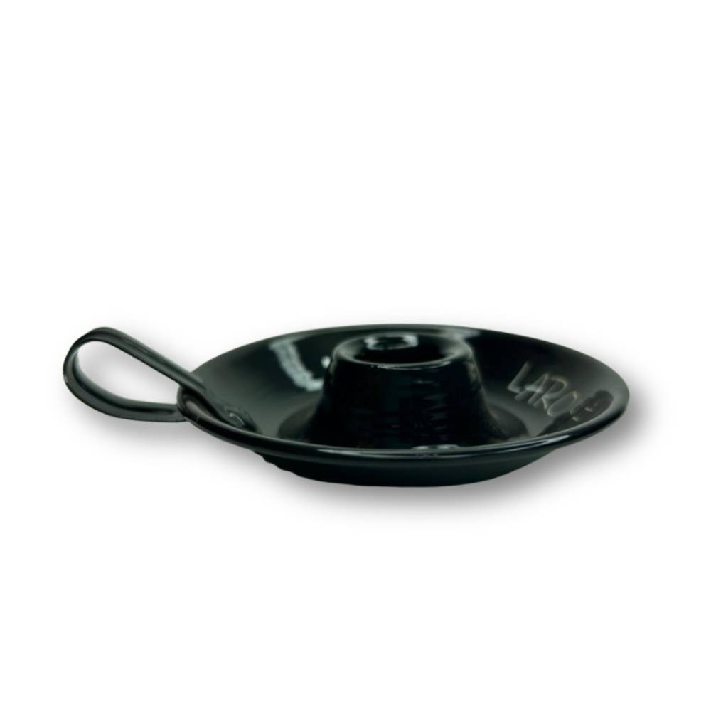 Castiçal Para 1 Vela Exu Preto medida de diâmetro ⌀ 8 cm | A maior Loja ...