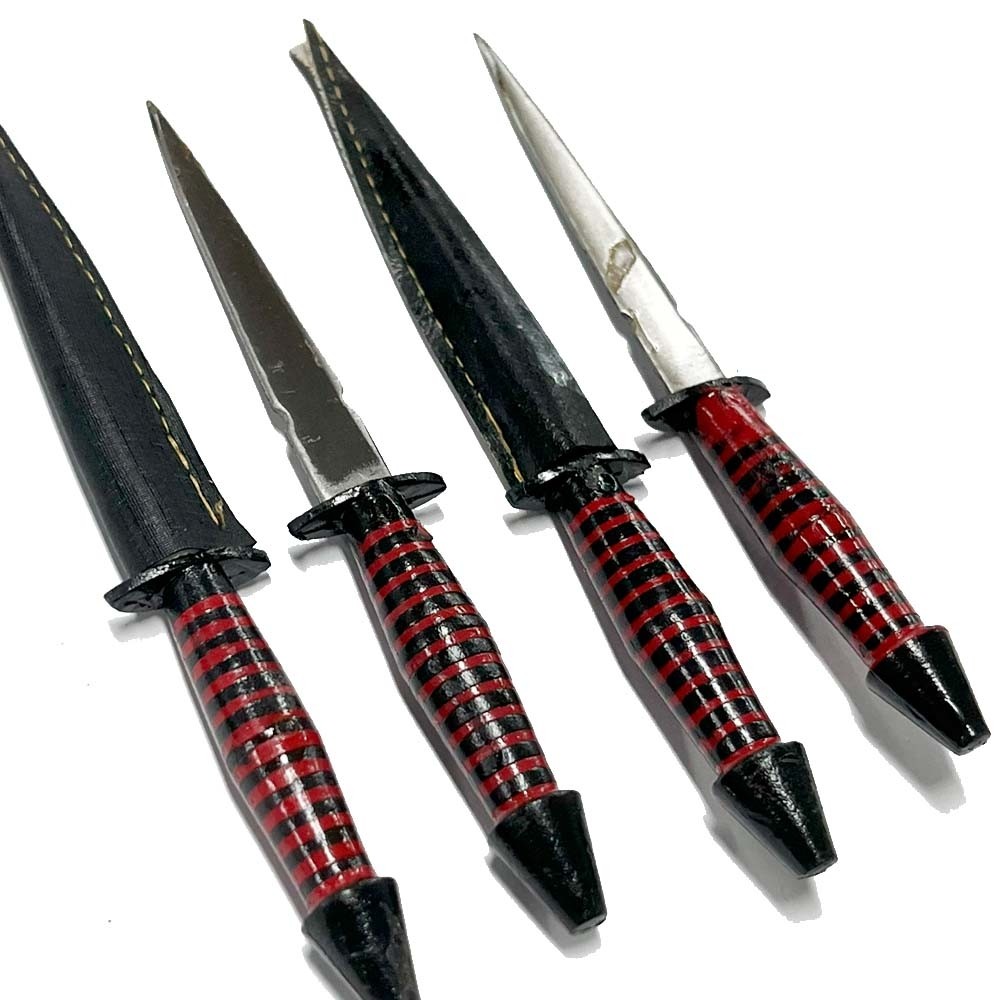 Punhal 32 cm Preto/ Vermelho Exú - 1 Unidade - Punhais Diversos - Punhais/ Facas/ Navalhas | A ...